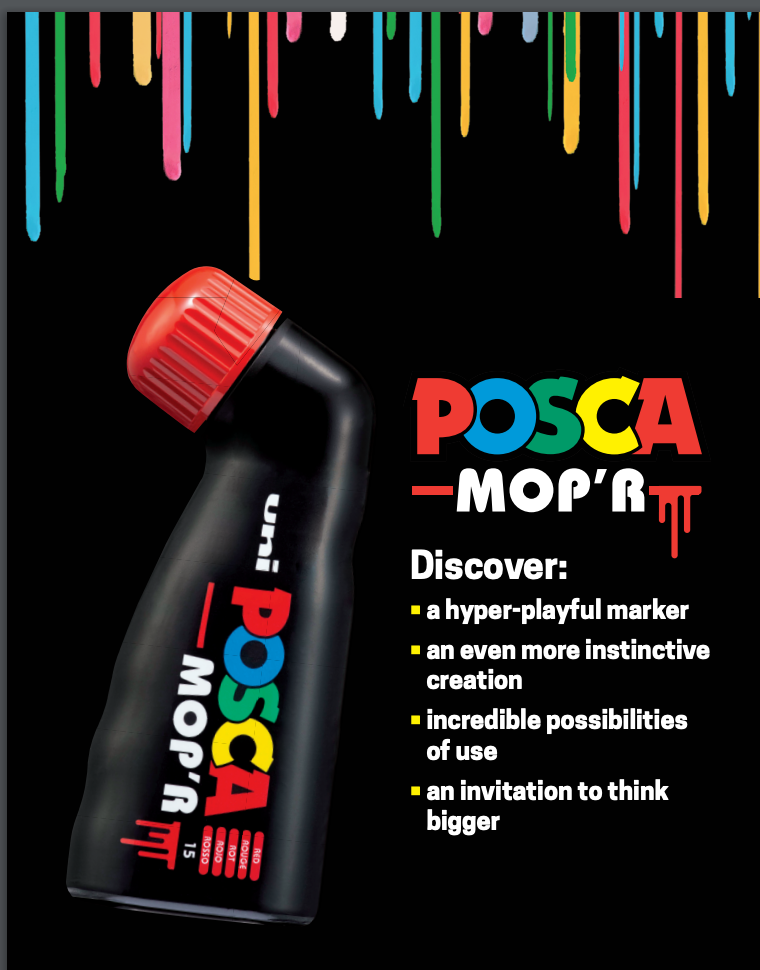 POSCA MOP'R XXL ROUND TIP 3-19MM — Expresiones Perdidas