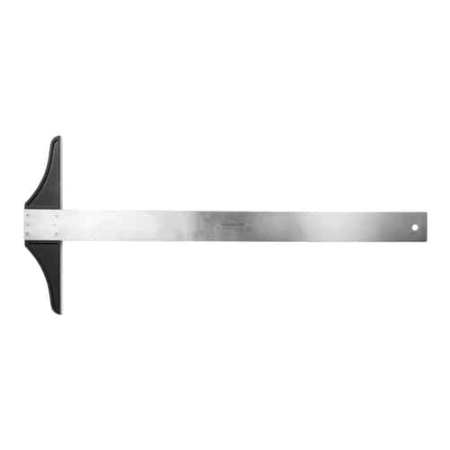 T-Square Stainless Steel With Metal Head: Graduated Inch/Metric ...